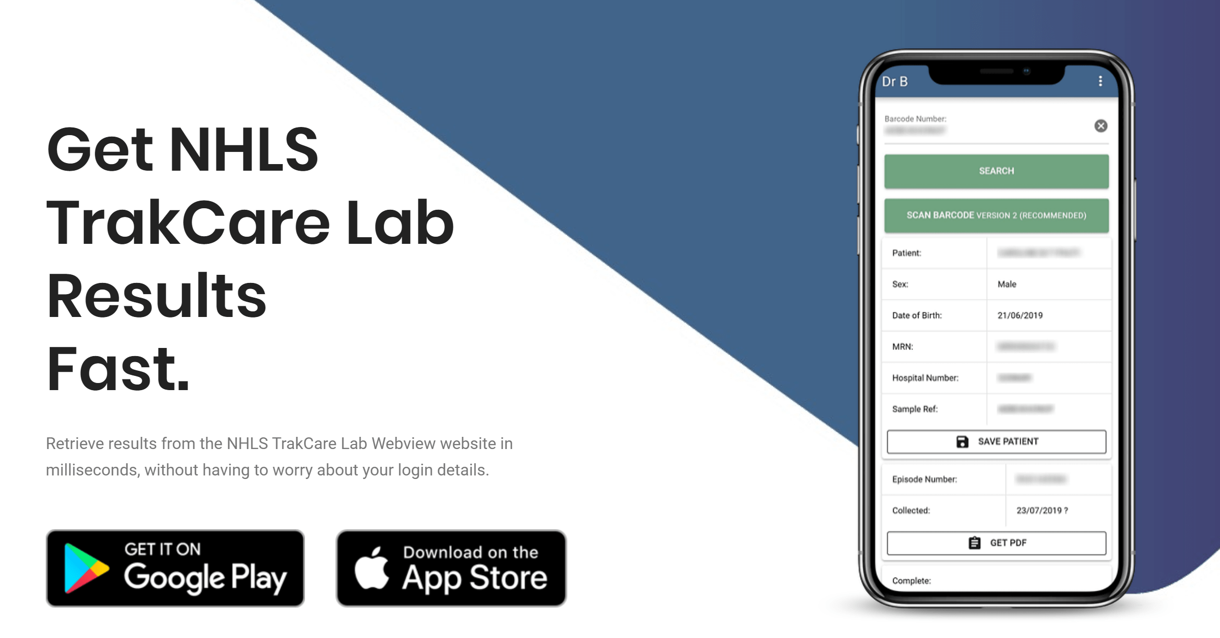 Get NHLS TrakCare Lab Results Fast.